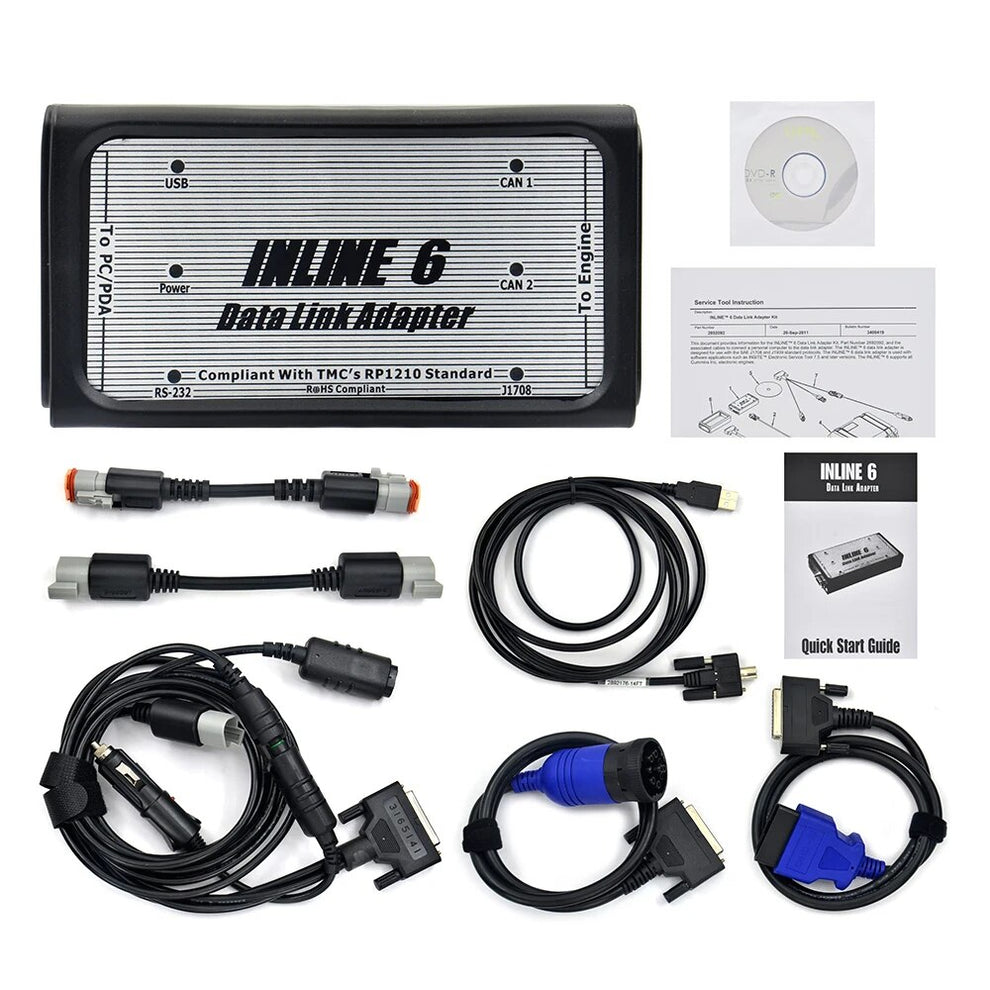 2023 INLINE 6 V8.7 V7.62 Data Heavy Duty INLINE6 For Cummins Diagnosti – OBDLAUNCH