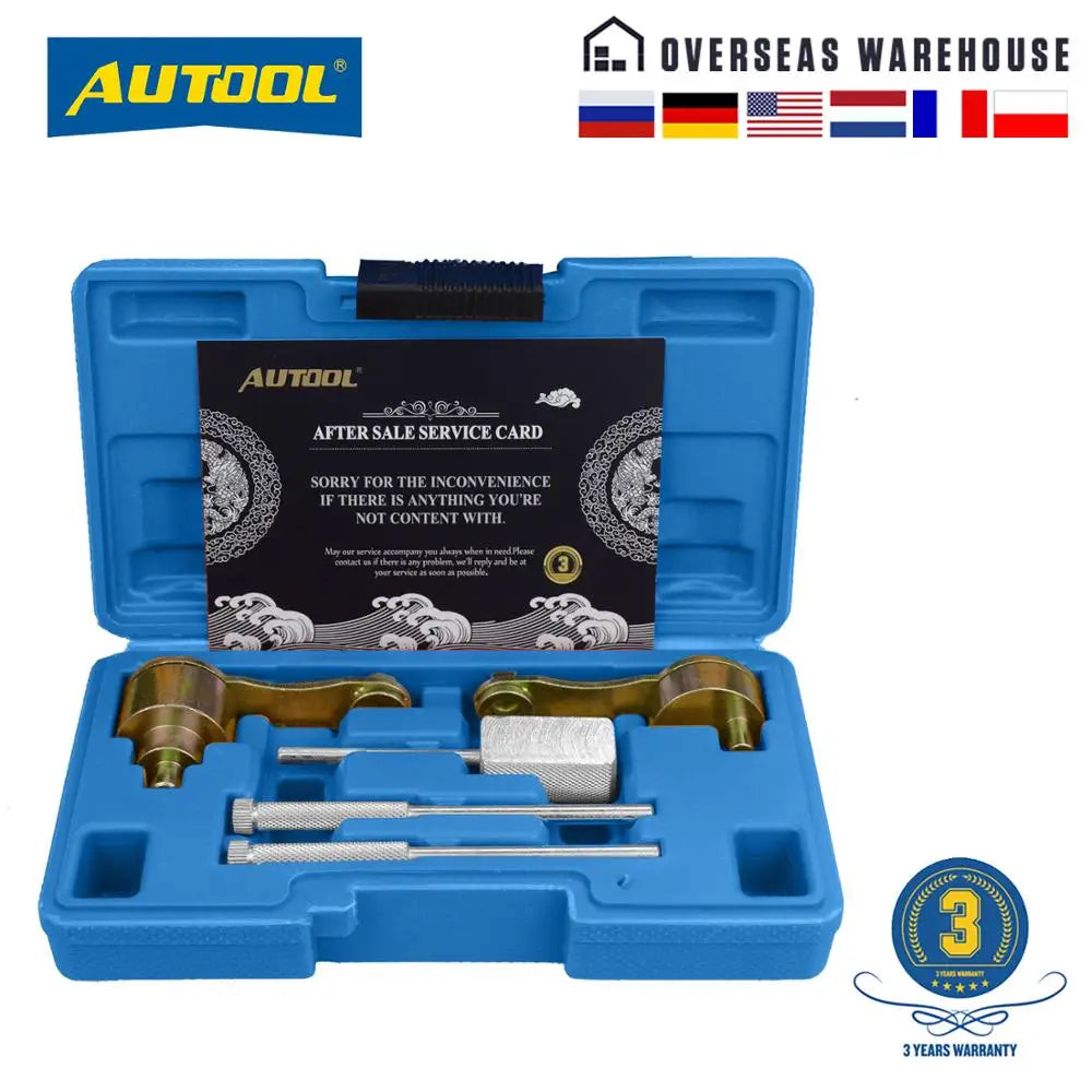 AUTOOL Engine Timing Adjustment Lock Tool Kit Compatible for Jaguar f ...