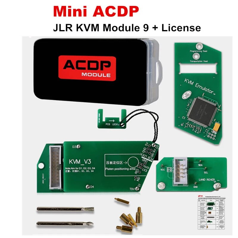 Yanhua Mini ACDP Jaguar/Land Rover KVM Module 9 Support Adding key and ...