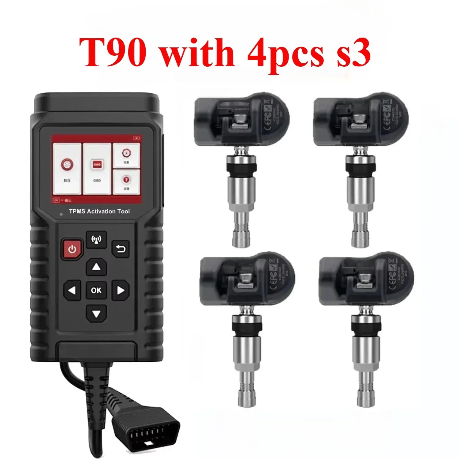 ThinkCar THINKTPMS TP T90 TPMS S2 Programmer 315MHz 433MHz 2in1 Car ...